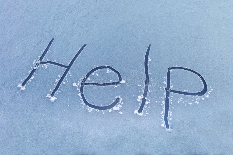 Word Help Written Snow Stock Photos - Free & Royalty-Free Stock Photos ...