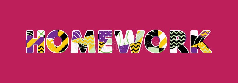 Homework Concept Word Art Illustration Stock Vector - Illustration of ... Homework Concept Word Art Illustration Stock Vector - Illustration of ...