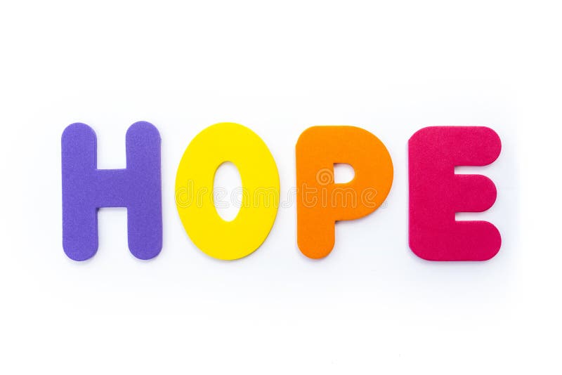 The word HOPE stock image. Image of beliefs, faith, aspired - 119290877