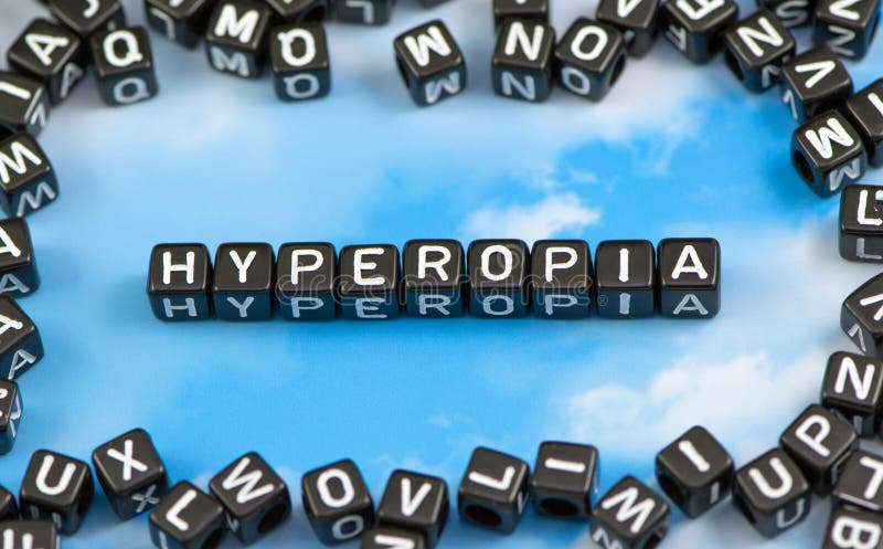 The word hyperopia stock image. Image of illness, abstract - 85200939