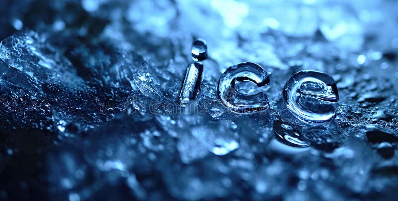 Word Ice among Ice stock illustration. Illustration of conceptual ...