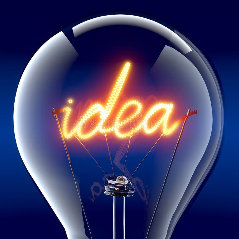 Idea Light Bulb Word Stock Illustrations – 5,780 Idea Light Bulb Word ...