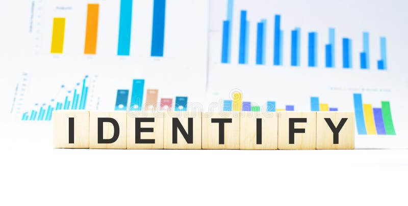 Word IDENTIFY with Wood Blocks, Business Concept Stock Image - Image of ...