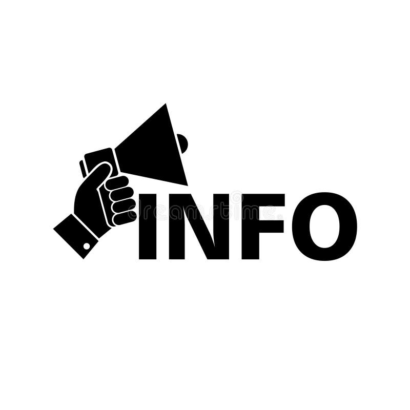 Word Info Icon Isolated on White Background Stock Vector - Illustration ...