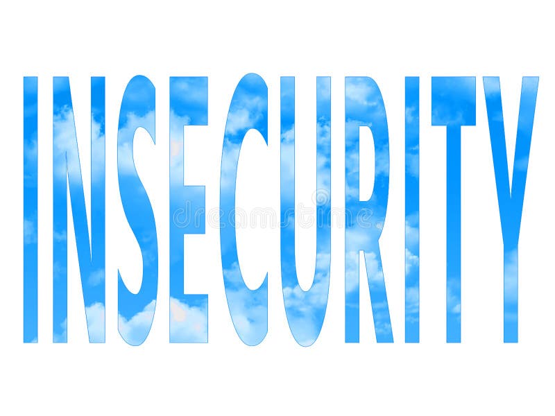 Feeling insecure stock illustration. Illustration of destination - 44216659