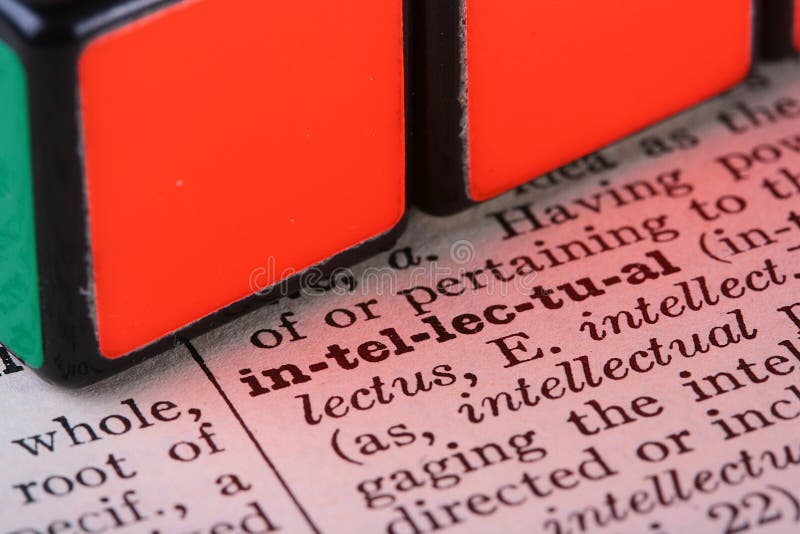 Word the intellectual stock photo. Image of intellectual - 13354100