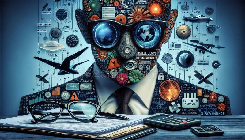 The Word ‘INTELLIGENCE’ Creatively Formed from Intelligence Elements L ...