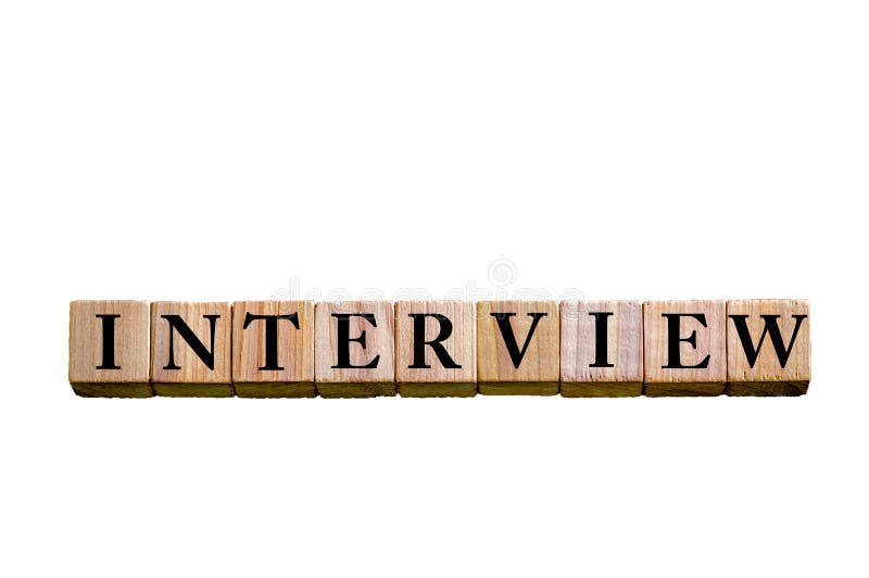 Word Interview Isolated Black Background Photos - Free & Royalty-Free ...