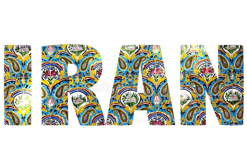 Word IRAN Over Symbolische Plaatsen Stock Foto - Image of ...