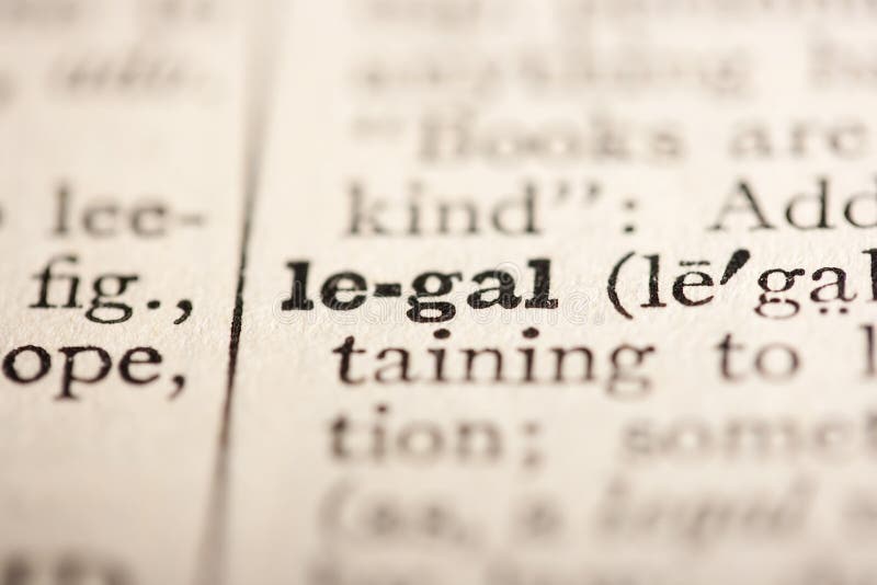 Definition of the Word Justice Stock Photo - Image of definition ...