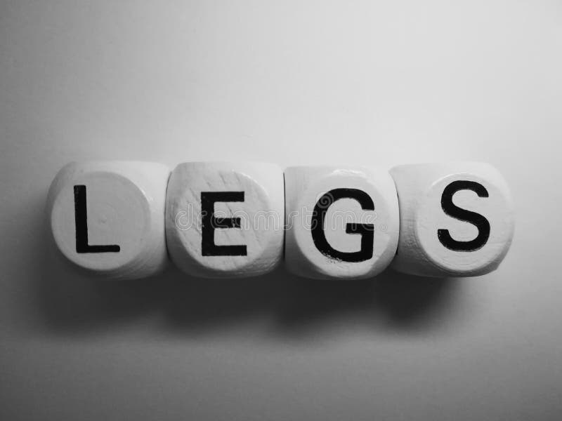 Word legs spelled on dice stock photo. Image of cube - 123025382