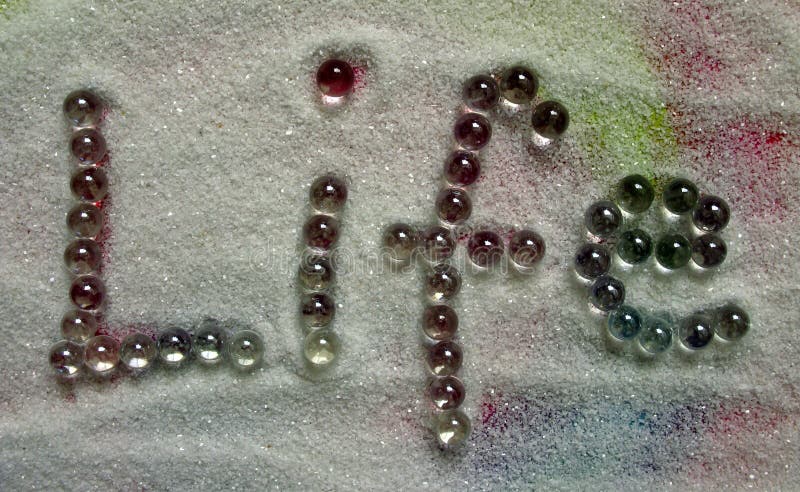 Word life stock photo. Image of sand, glass, word, inspiration - 30368078