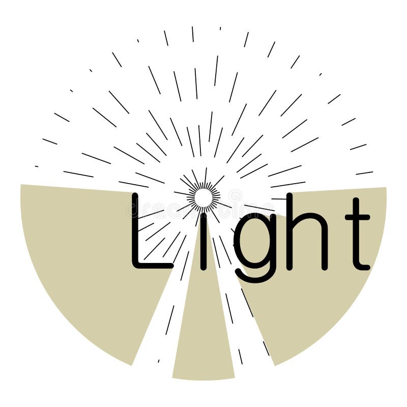 Word Light with Lamp Icon, Cartoon Style Stock Vector - Illustration of ...