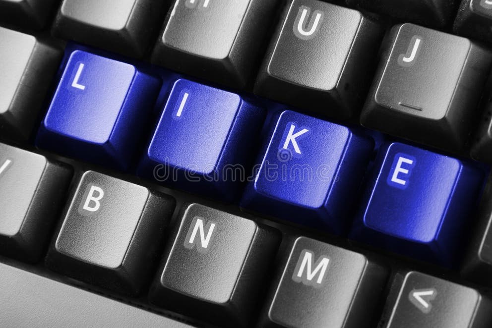 Word Like Written with Keyboard Buttons Stock Photo - Image of ...