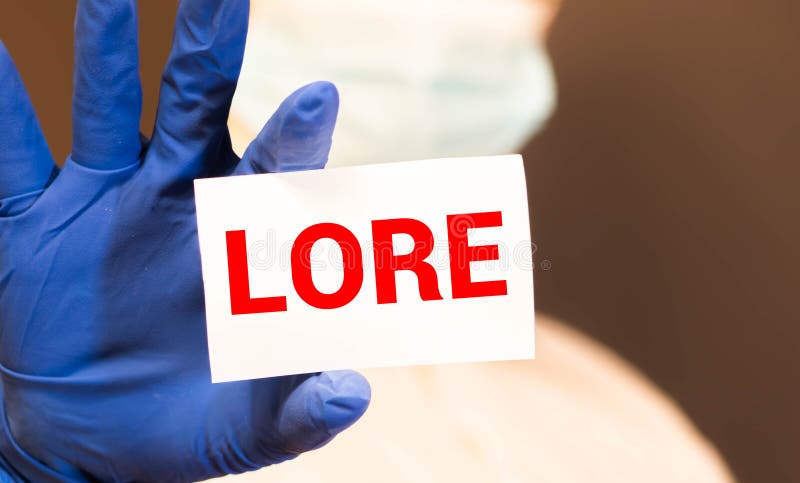 Word lore on white card stock image. Image of education - 200565373