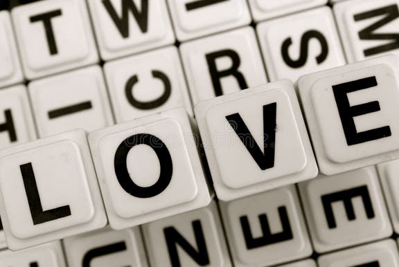 The word love stock photo. Image of note, valentine, romance - 10301390