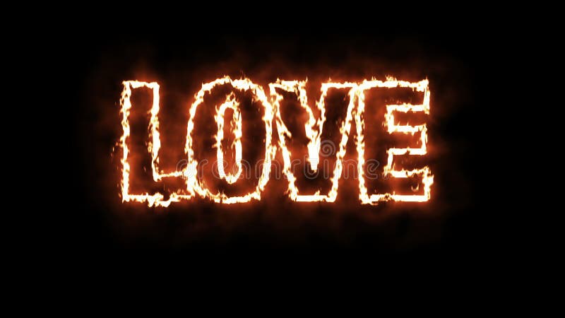 Word burning on fire stock photo. Image of flowing, concept - 215201606