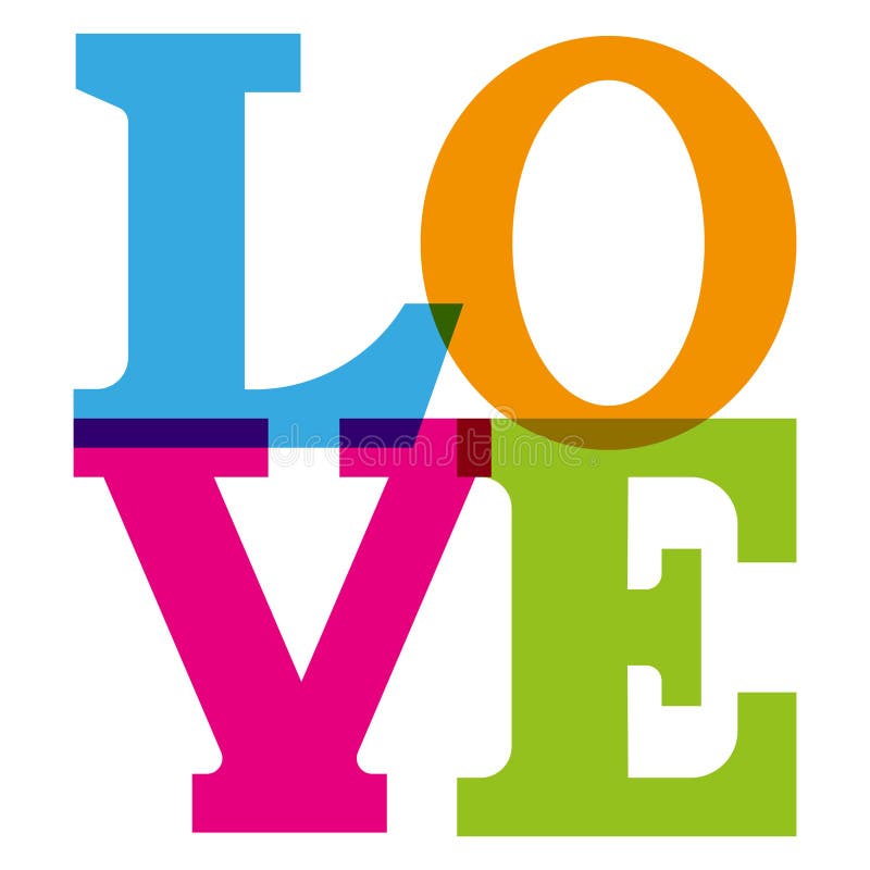 Love Block Letters Stock Illustrations – 427 Love Block Letters Stock ...