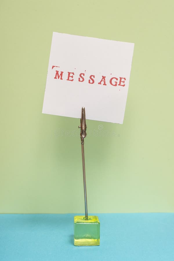 The word message stock image. Image of concept, card - 126511433
