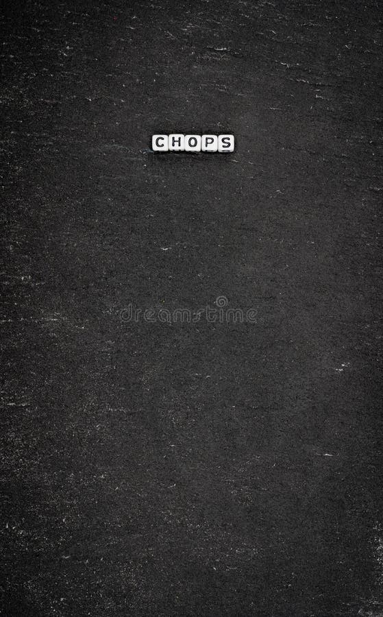 Word Main Dishes on Black Stone Background Stock Image - Image of meal ...