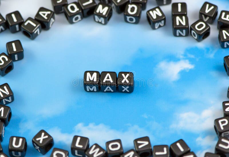 The word max stock image. Image of logo, abstract, background - 85206413