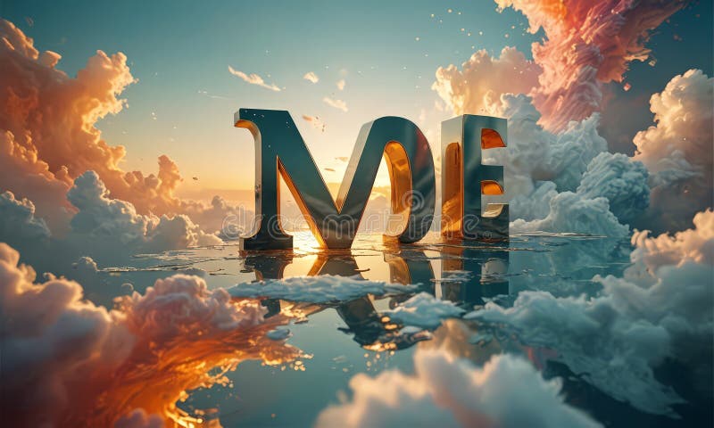 The Word "ME" is Displayed in Large, Stylized Letters Against Backdrop ...
