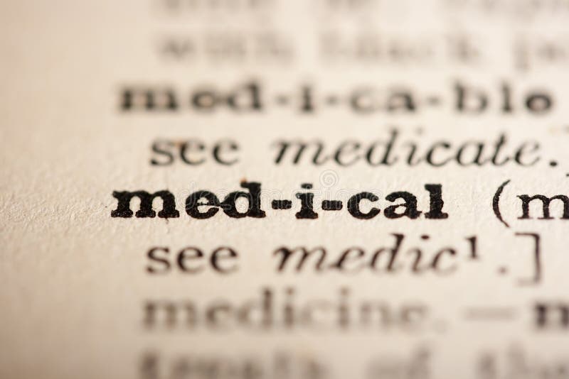 Word medical stock image. Image of meaning, macro, english - 17540541