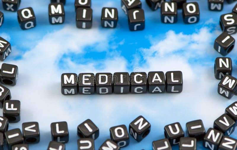 The word Medical stock photo. Image of concept, health - 85225808
