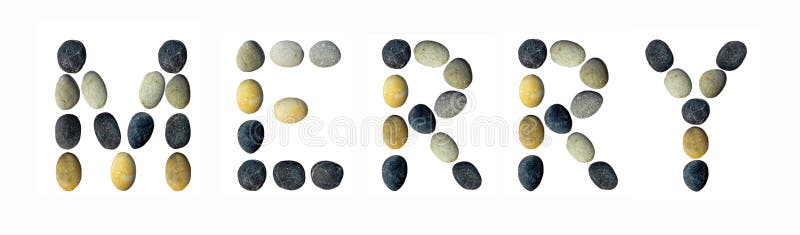 Word Merry Made Pebbles Stock Photos - Free & Royalty-Free Stock Photos ...