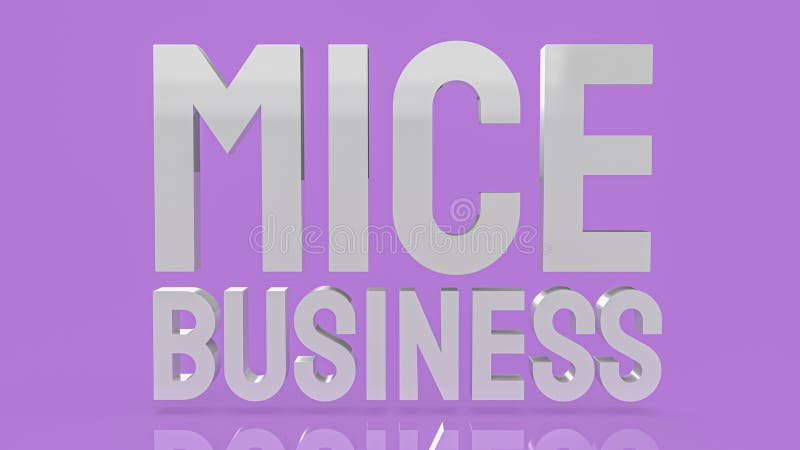 The Word MICE is the Event Management Business 3d Rendering Stock ...