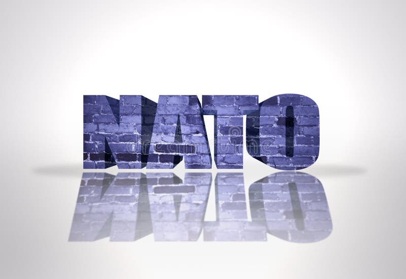 NATO name with flag stock vector. Illustration of diplomacy - 5331951