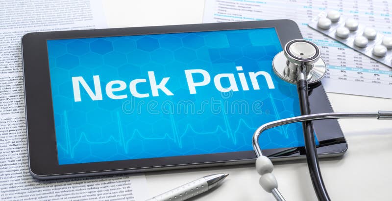Tablet Diagnosis Neck Pain Display Stock Photos - Free & Royalty-Free ...