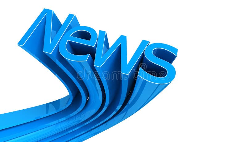 Studio for Recording TV Breaking News. Realistic 3D Broadcasting Room ...