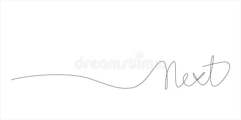 Continuous Line Words Stock Illustrations – 96 Continuous Line Words ...