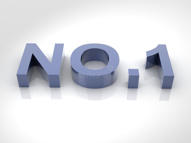 Word no.1 stock illustration. Illustration of sign, symbol - 45827006