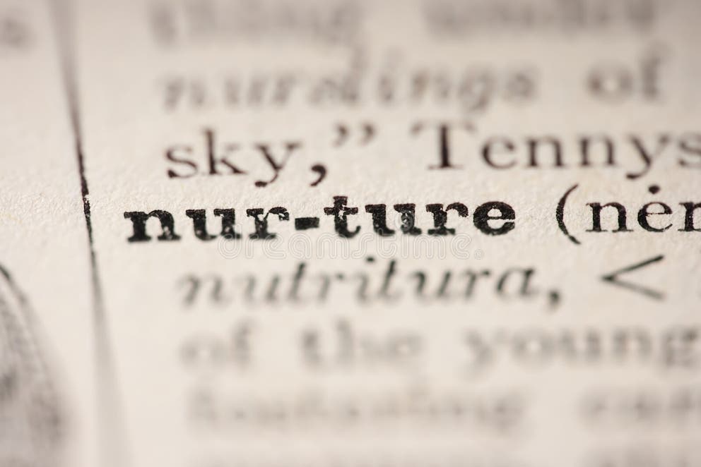 Word nurture stock image. Image of learn, gain, page - 17056563