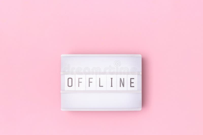 Word Offline White Lightbox Letters Stock Photos - Free & Royalty-Free ...