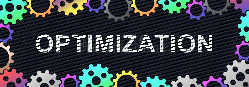 Concept of optimization stock illustration. Illustration of ...