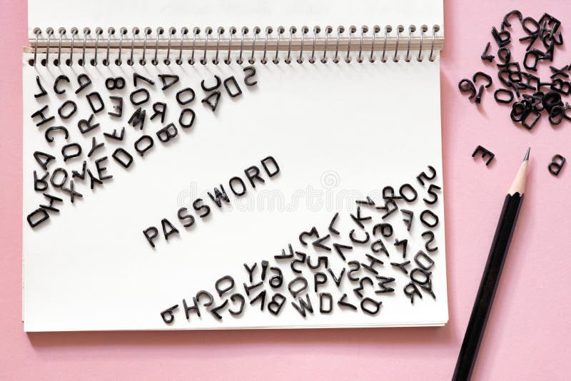 Word Password from Black Letters in a Notepad, Forget Password, Access ...