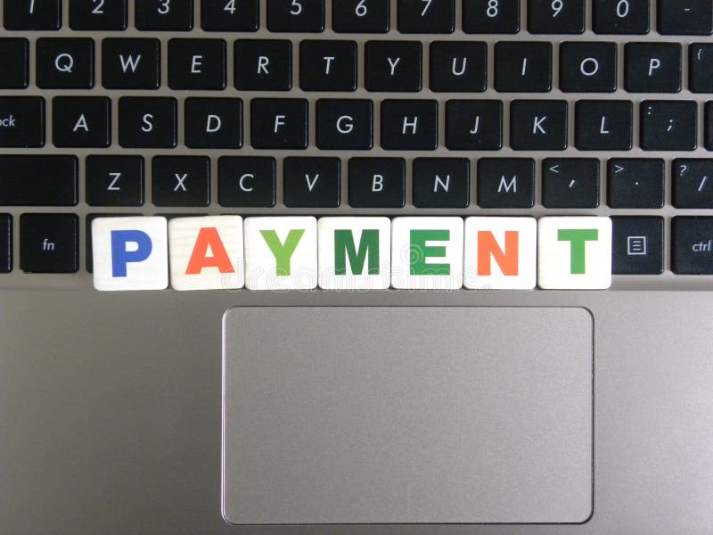 Word Payment on Keyboard Background Stock Image - Image of modern ...
