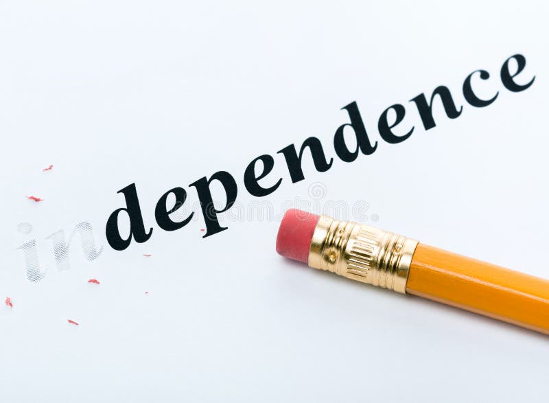 Word Independence Dependence Stock Photo - Image of election, liberate ...
