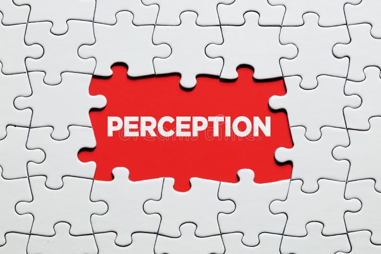 The Word Perception Surrounded by Jigsaw Puzzle. To Increase or Expand ...