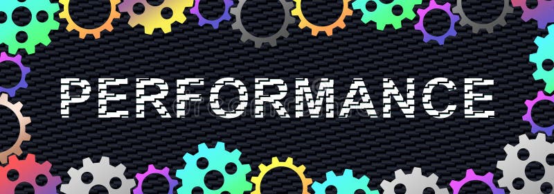 Concept of performance stock photo. Image of word, company - 194013884