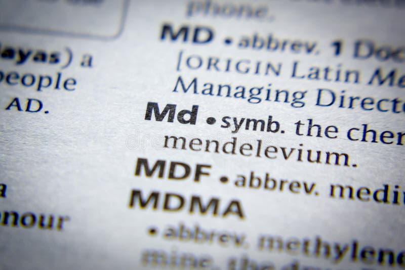 Word Phrase Md Dictionary Stock Photos - Free & Royalty-Free Stock ...