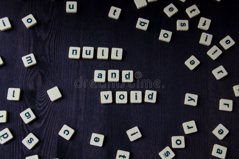 Void word concept on cubes stock image. Image of blocks - 173590247