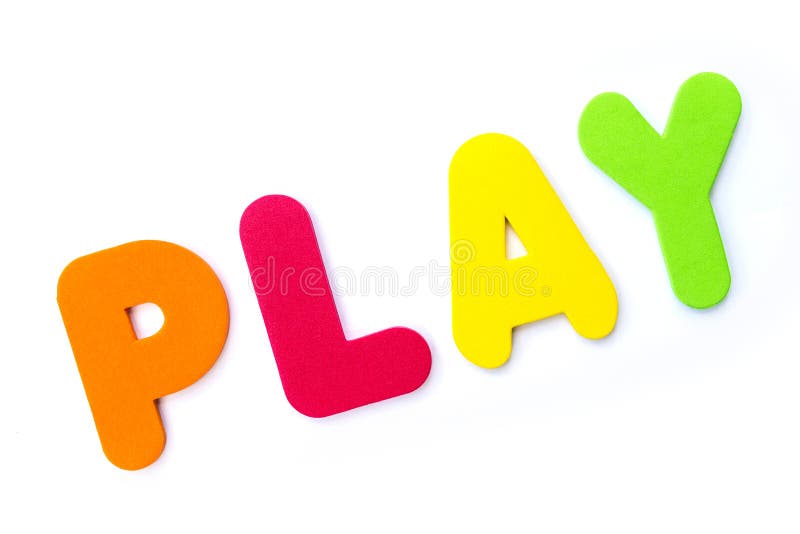 The word PLAY stock photo. Image of letters, playing - 119290984