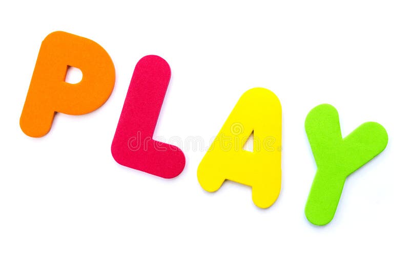 The word PLAY stock photo. Image of letters, playing - 119290984