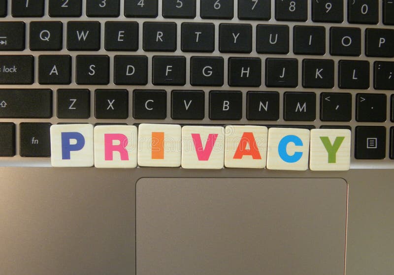 Privacy key on keyboard stock photo. Image of firewall - 159434394