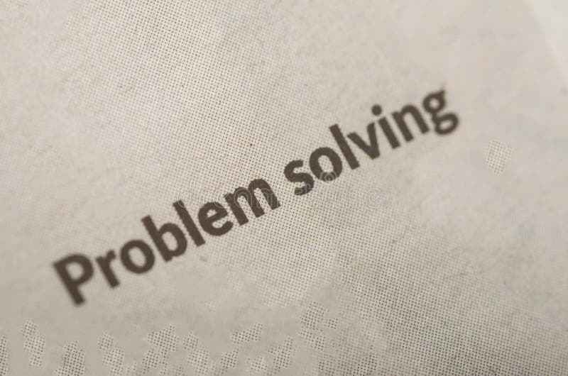 The Word Problem Solving Implies the Ability To Overcome Obstacles and ...