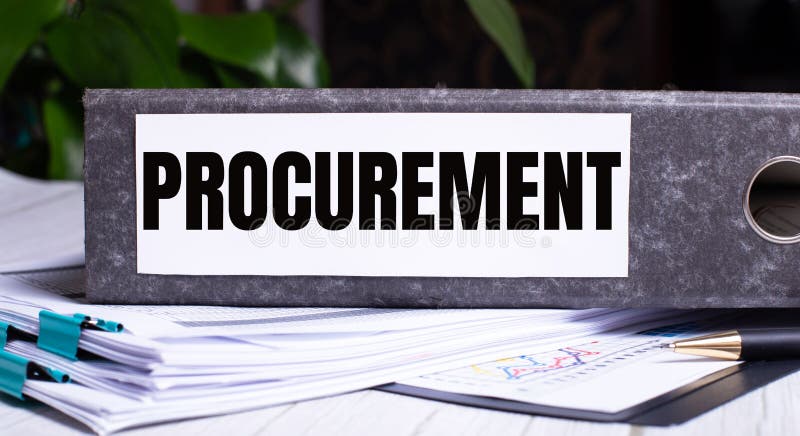 Procurement of Letters for the Design of the Project Stock Photo ...